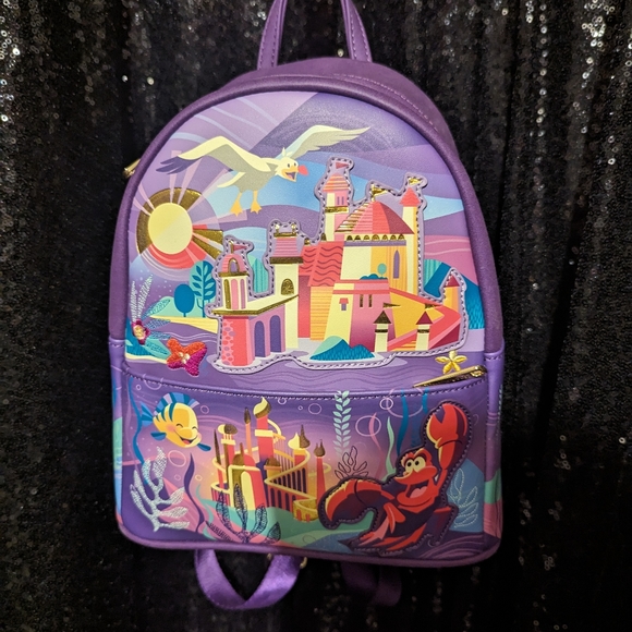 Loungefly | Bags | The Little Mermaid Loungefly Mini Backpack | Poshmark